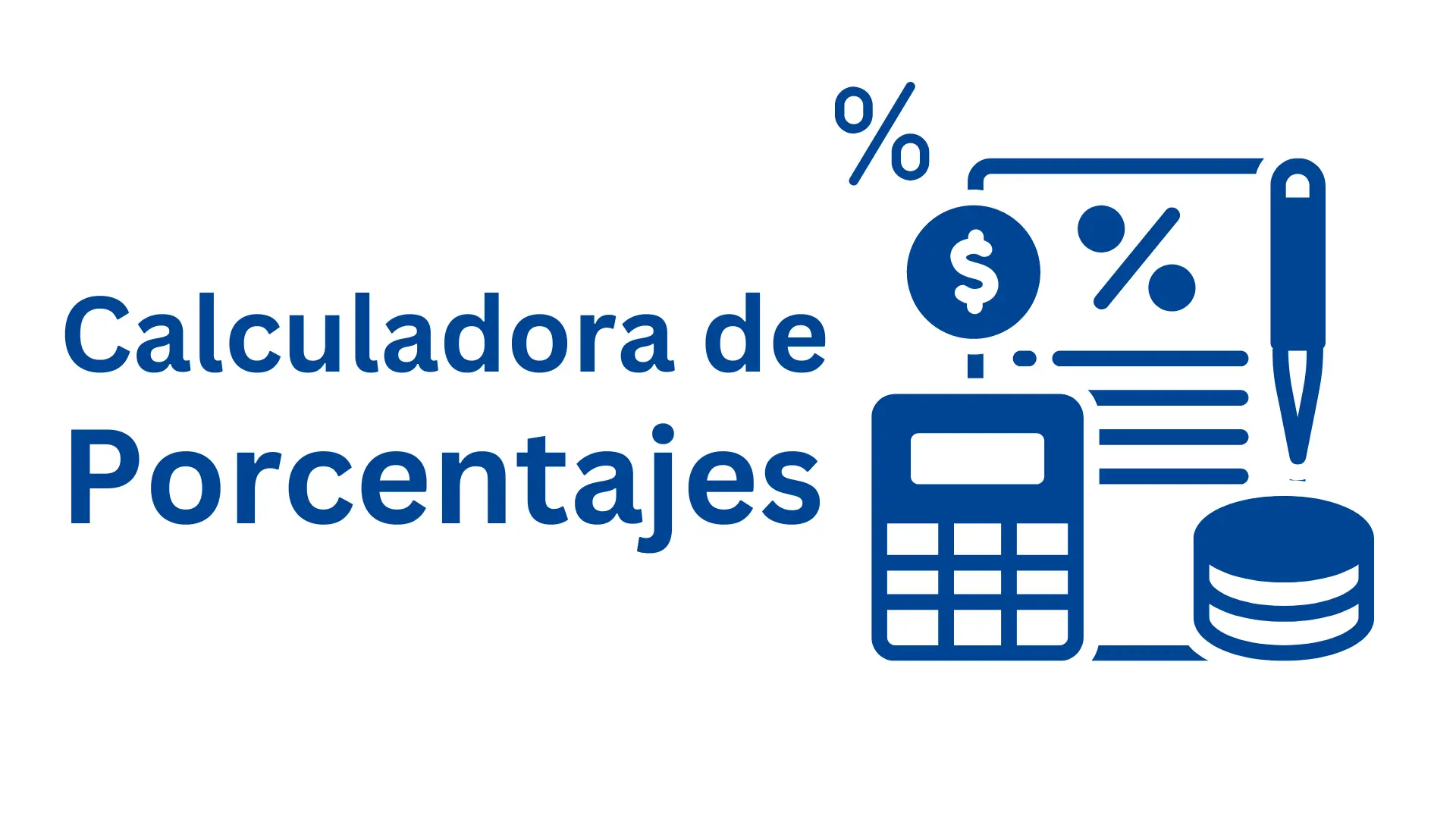 Calculadora de Porcentajes - Pro Calculadora